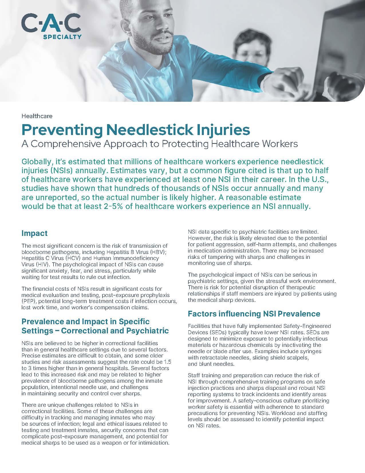 Preventing Needlestick Injuries: A Comprehensive Approach to Protecting ...